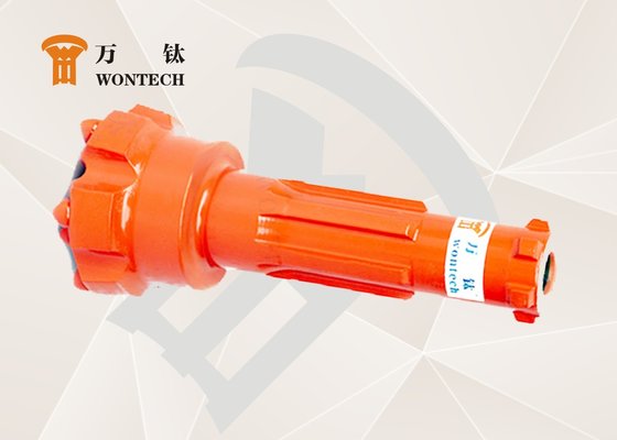 Tungsten Carbide DTH Hammer Bits / Mining Drill Head High Impact Rate