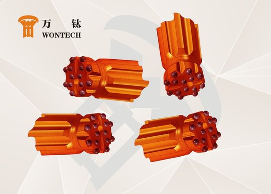 Rock Blasting And Fine Alloy Steel Compatible For Different Rock Thread Button Bit