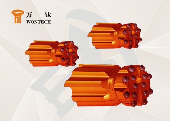 Hard Alloy Designed Top Hammer Drilling Tools Carbide Button Bits Eco Friendly