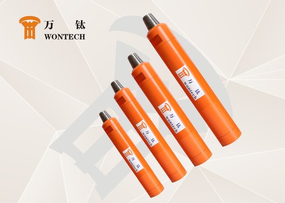 Geothermal Drilling DTH Hammers Alloy Steel Material Low Air Consumption