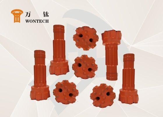 RHC Steel DTH Drill Bit Work In Different Altitude Long Lasting Service Life