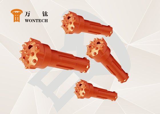 Aggregate Metal Mining DTH Drill Bit High Durability 163 Shank Length BR1