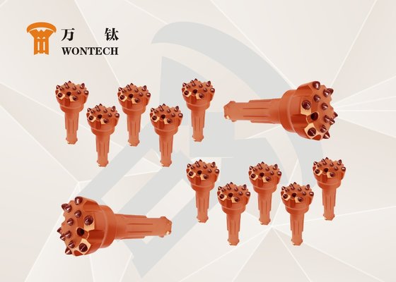 Fast Penetration Air Hammer Drill Bits , Durable Rock Drill Accessories BR3D