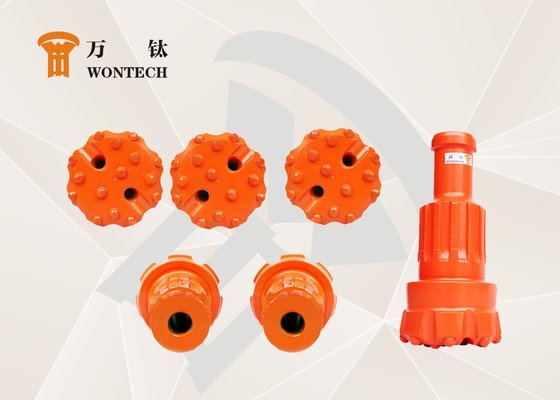 Construction Drilling Down The Hole Hammer Bits Low Air Consumption BT8