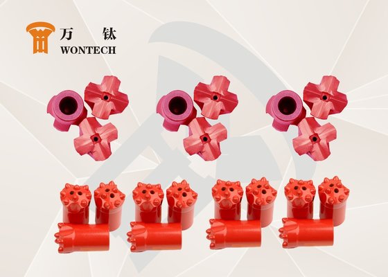 Durable Alloy Underground Drill Bits Hard Rock Tools Long Service Life