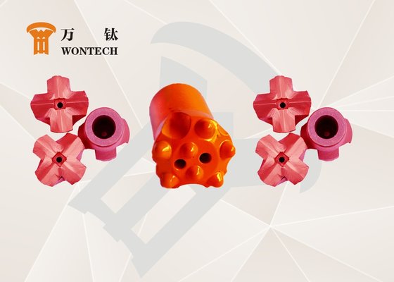 Construction Drilling Ballistic Button Bits With Forging Processing Multi Functional