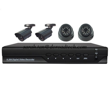 Kits DVR DIY By 4CH DVR and 4pcs IR Cameras DR-6504V5023A