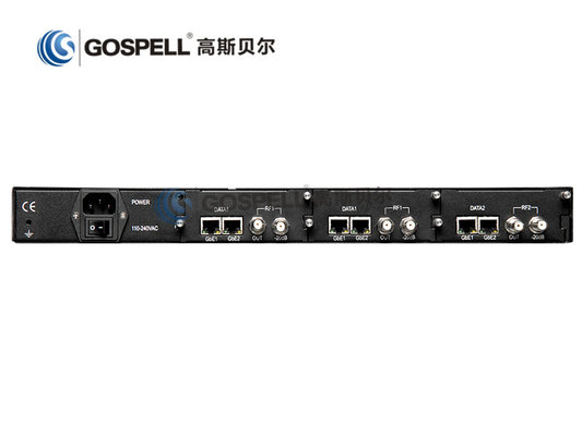1 RU Modular Edge QAM Modulator DTV Modulator Comply With DVB-CSA