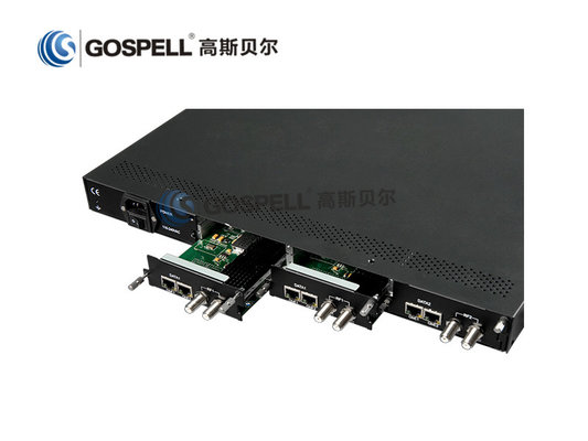 1 RU Modular Edge QAM Modulator DTV Modulator Comply With DVB-CSA