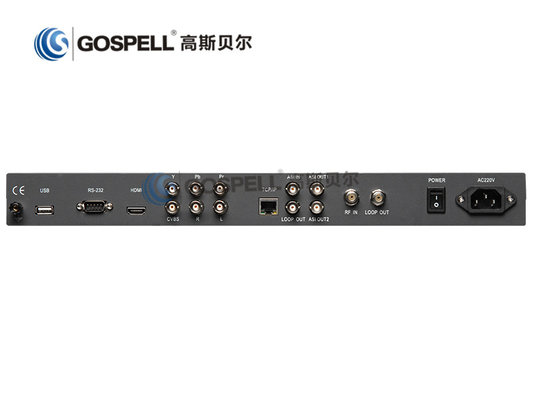 1 Channel MPEG-2 SD Satellite Cable TV IRD For Signal Decryption 220V 50/60Hz
