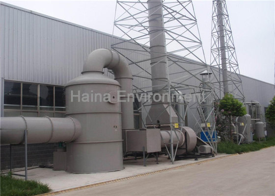 97 % Efficiency Hydrochloric Acid Scrubber For Treat Harmful Gas