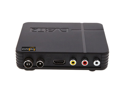 Full HD 1080P DVB-T2 Digital Terrestrial Receiver Set-top Box w/ RCA / USB / HDMI / PVR - Black