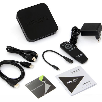 RJ45 MINIX NEO X5 Google Android Smart TV Box Quad Core Support Airplay And Dlna