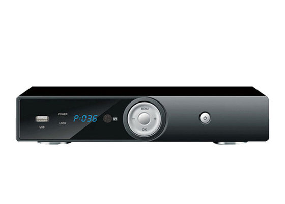 Multi Language DVB-T2 HD Digital TV Receiver Set Top Box w/ MPEG4 / EPG / USB / PVR/ H.264 - Black