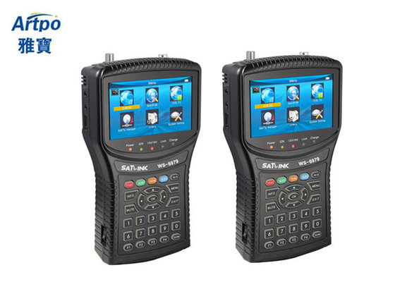 Satlink WS-6979 DVB-S2 &amp; DVB-T2 Combo Digital Satellite Finder Meter 3.5&quot;  Terrestrial Siganl Finder