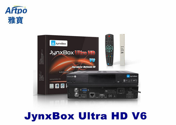 Jynxbox Ultra HD V6 JB200 PVR Twin Tuner DVB-S2 ATSC Digital Reciever with USB2.0 Wifi