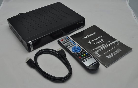 Azamerica S922 Digital TV Decoder IKS - SKS Satellite Recopter RJ45 / PATCH / USB / WIFI 1080p