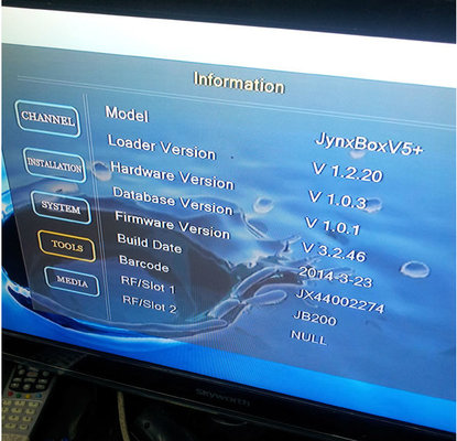Jynxbox V5+ Twin Tuner ATSC Digital Receiver 8 QPSK Satellite Receivers with IR / LAN / JB200