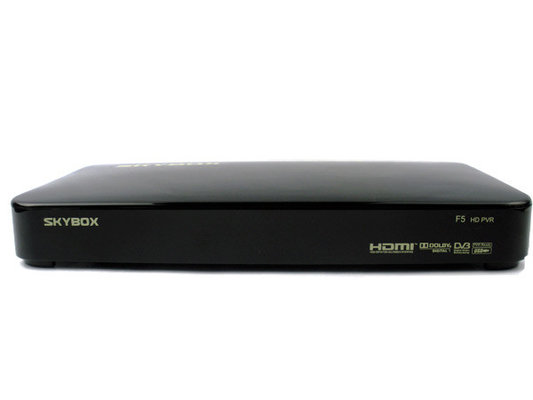 Skybox F5 Ali3601 DVB S2 Digital Satellite Receiver w/ AV / Scart / Cccamd / GPRS / Wifi / Lan -Black
