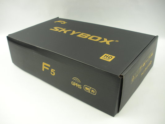 Skybox F5 Ali3601 DVB S2 Digital Satellite Receiver w/ AV / Scart / Cccamd / GPRS / Wifi / Lan -Black