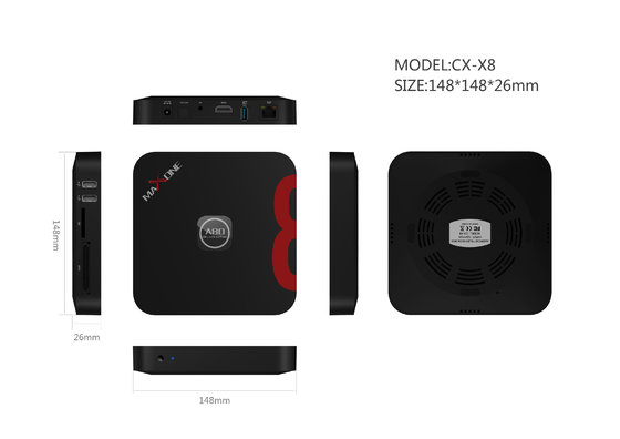 AR-X8 Octa Core A80 Google Android TV Box Included 64-Core PowerVR Airplay DLNA Kodi
