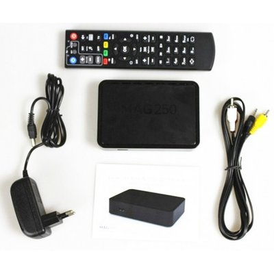 Mag 250 Linux HD IPTV Set Top Box Processor STI7105 Ram 256MB H.264 Support Wifi