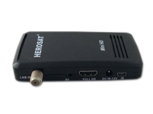 Mini HD PowerVu DVB S2 Receiver Sunplus1506G FTA Decoder w/ IKS / AV / HDMI / USB / IR / WIFI / MPEG4 - Plastic