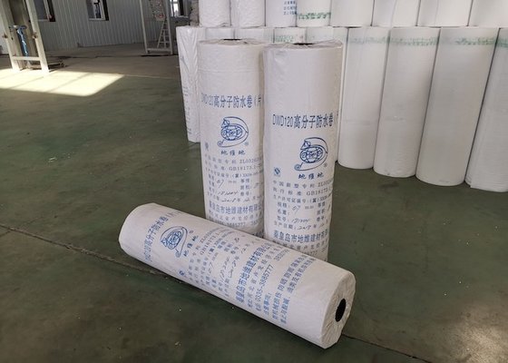 Single Layer Underground Waterproofing Membrane Hot Pressed Strong Adhesion