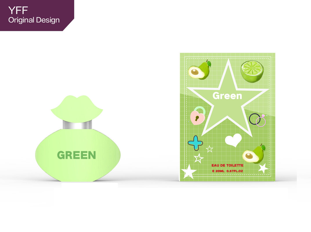 Fruity Floral Perfumes Lips Green 20ML FEMALE Floral FOB supplier