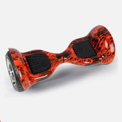 Fire Red 2 Wheel Self Balancing Scooter , Adults Electric Powered Skateboard