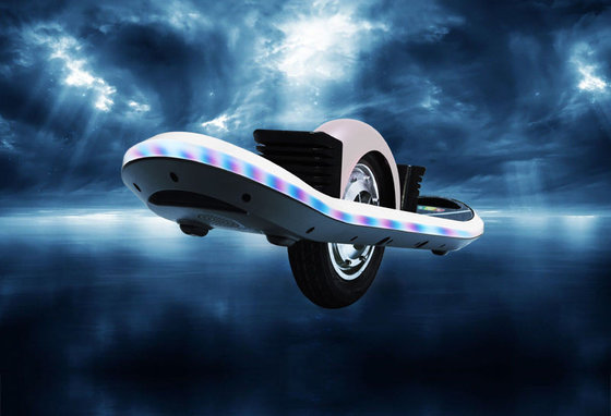 White One Wheel Electric Scooter , Bluetooth Balance Smart Hover Board