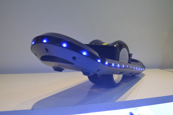 Portable One Wheel Electric Scooter , Led Light Self Balance Hoverboard 