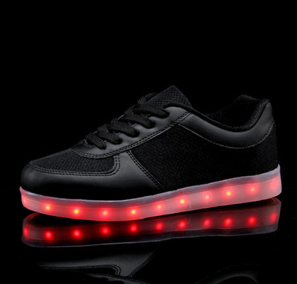 DIY Rechargeable LED Light Up Sneakers Photo Showing Message Displaying supplier