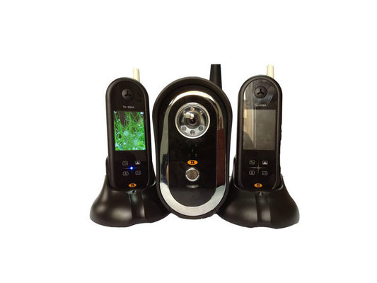 China Wall Mounted Colour Video Doorphone 2.4GHZ , Wireless Door Intercom distributor