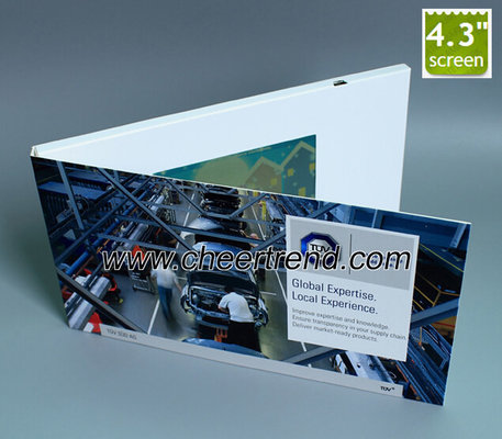 2017 Hot Promotional 4.3 inch video brochure / best advertising products