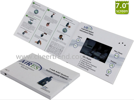 2017 Hot Promotional 4.3 inch video brochure / best advertising products