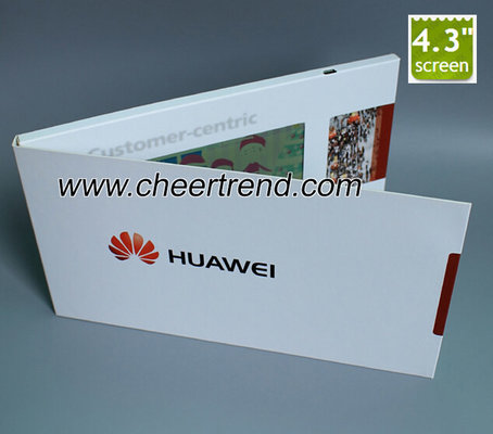 Factory favorable price 4.3 inches TFT LCD video brochure,video greeting card