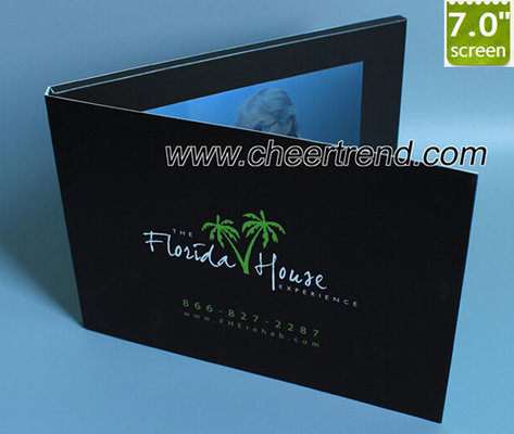 2017 Factory Hot sale 4.3", 5", 7" LCD video brochure/ video greeting card for business promotional