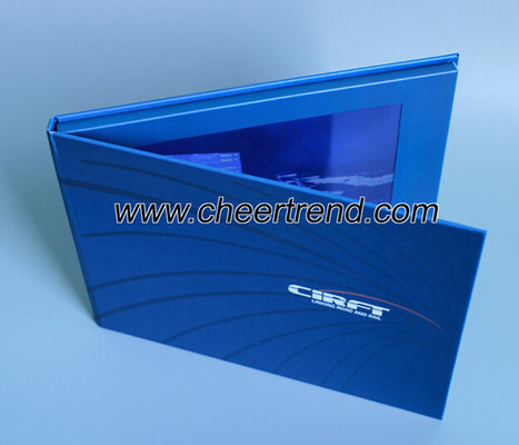 China wholesale Hardcover A5 size 7 inch LCD Screen Video Brochure with 256Mb memory