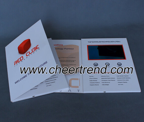 China factory supply competitive price A4 size 7 inch lcd advertising brochure/lcd video Brochure