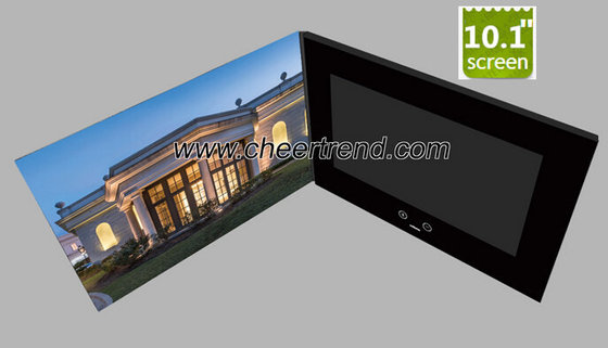 High quality 10 inch LCD Color Screen Video Brochures With touch screen