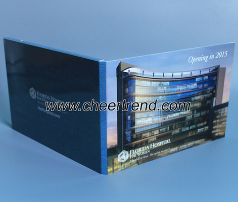 2017 Hot Promotional 128MB 4.3 inch Digital Video Business Card, video brochure greeting card