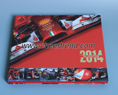 2017 High quality F1 Promotion Hardcover 7 inch digital lcd video screen greeting cards video brochure Book