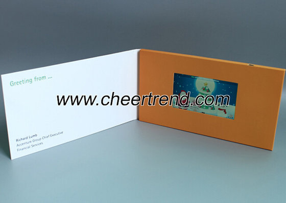 Hot 4.3 inch 4 color printing lcd video brochure digital video brochure video greeting card for business card