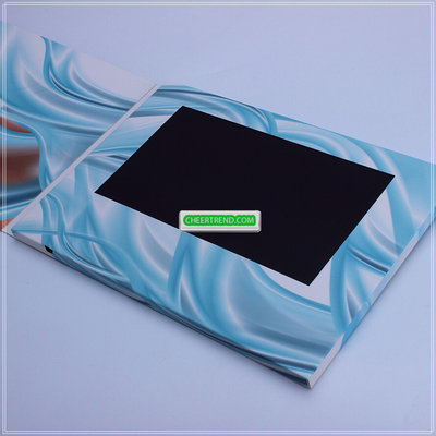 2017 Hot Sexy Advertising 7 inch lcd video brochure / video greeting card / video book with 1GB memory