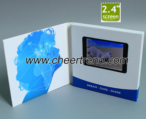 Competitive price 2.4 inch mini size business greeting card for advertising, business gift ,promotion