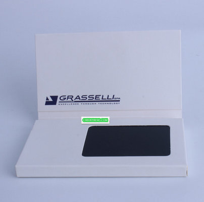 2017 Fashional 2.4 inch lcd video business greeting card / video brochure for advertising, business gift