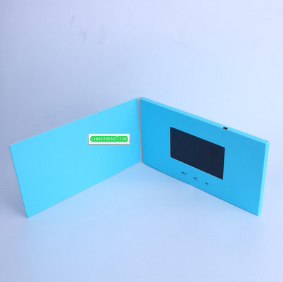 High quality Arts and Crafts 4.3 inch LCD Color Screen Video Brochures With 128Mb memory