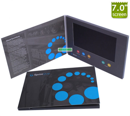 2017 Factory customized 2.4 / 3.5 / 4.3/ 5/ 7/ 10 inch Lcd invitation video brochure greeting card for christmas gifts