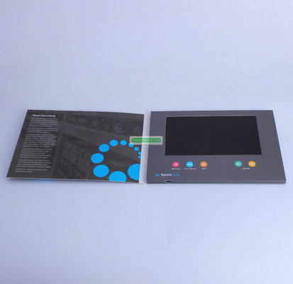 2017 Factory customized 2.4 / 3.5 / 4.3/ 5/ 7/ 10 inch Lcd invitation video brochure greeting card for christmas gifts